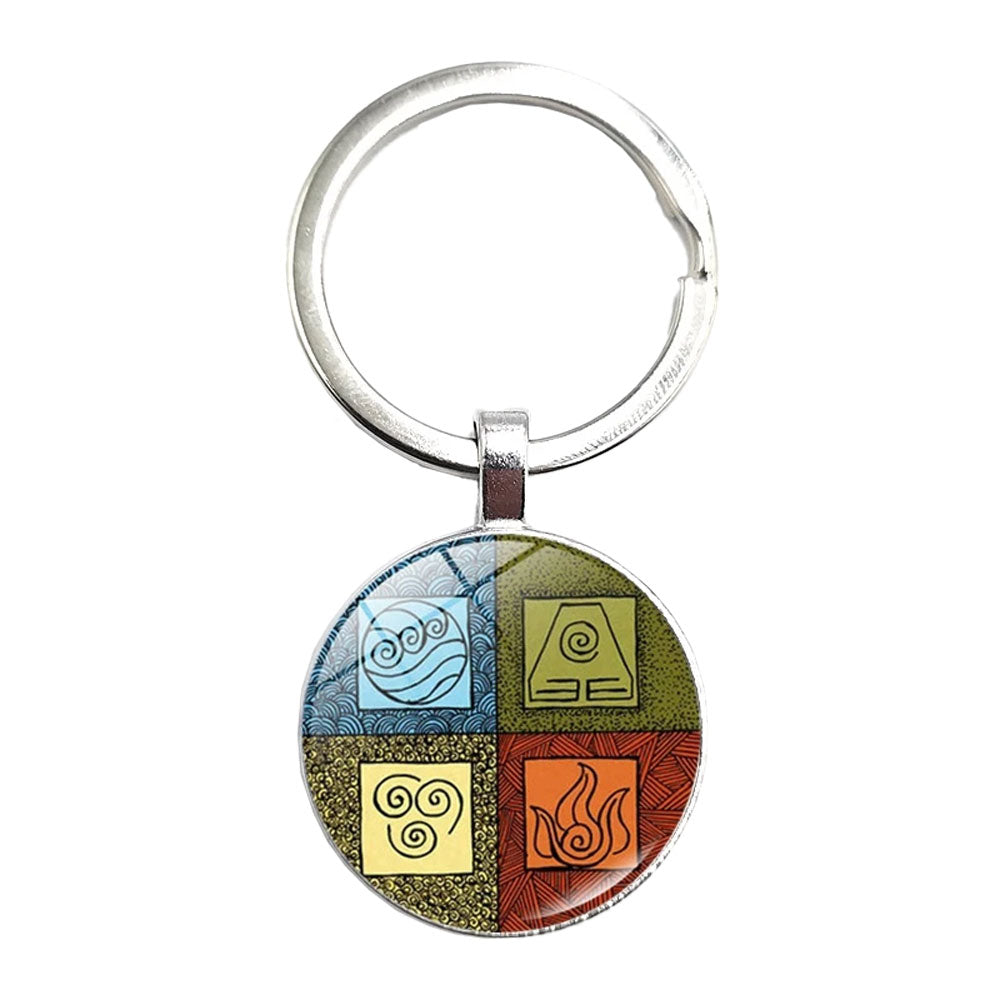 Avatar The Last Airbender - The Four Elements Keychain – Geek Labs